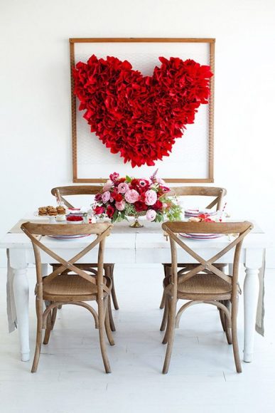 Ideas para decorar con corazones tu hogar