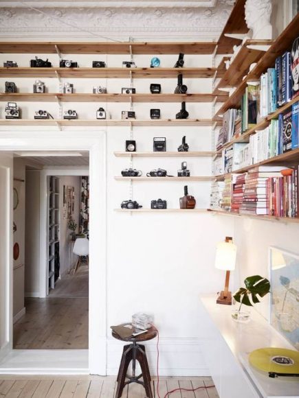 Decorar con colecciones: cámaras de fotos Ideas e inspiración