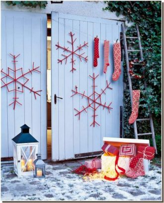 Inspiración para decorar puertas de Navidad (+ 30 FOTOS)